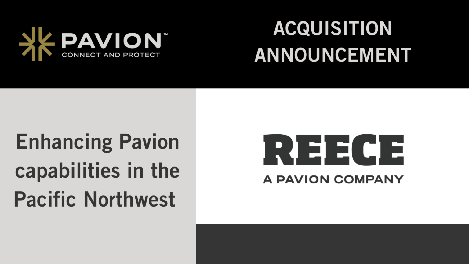 Pavion Expands Security BU with Reece Complete Security Solutions ...